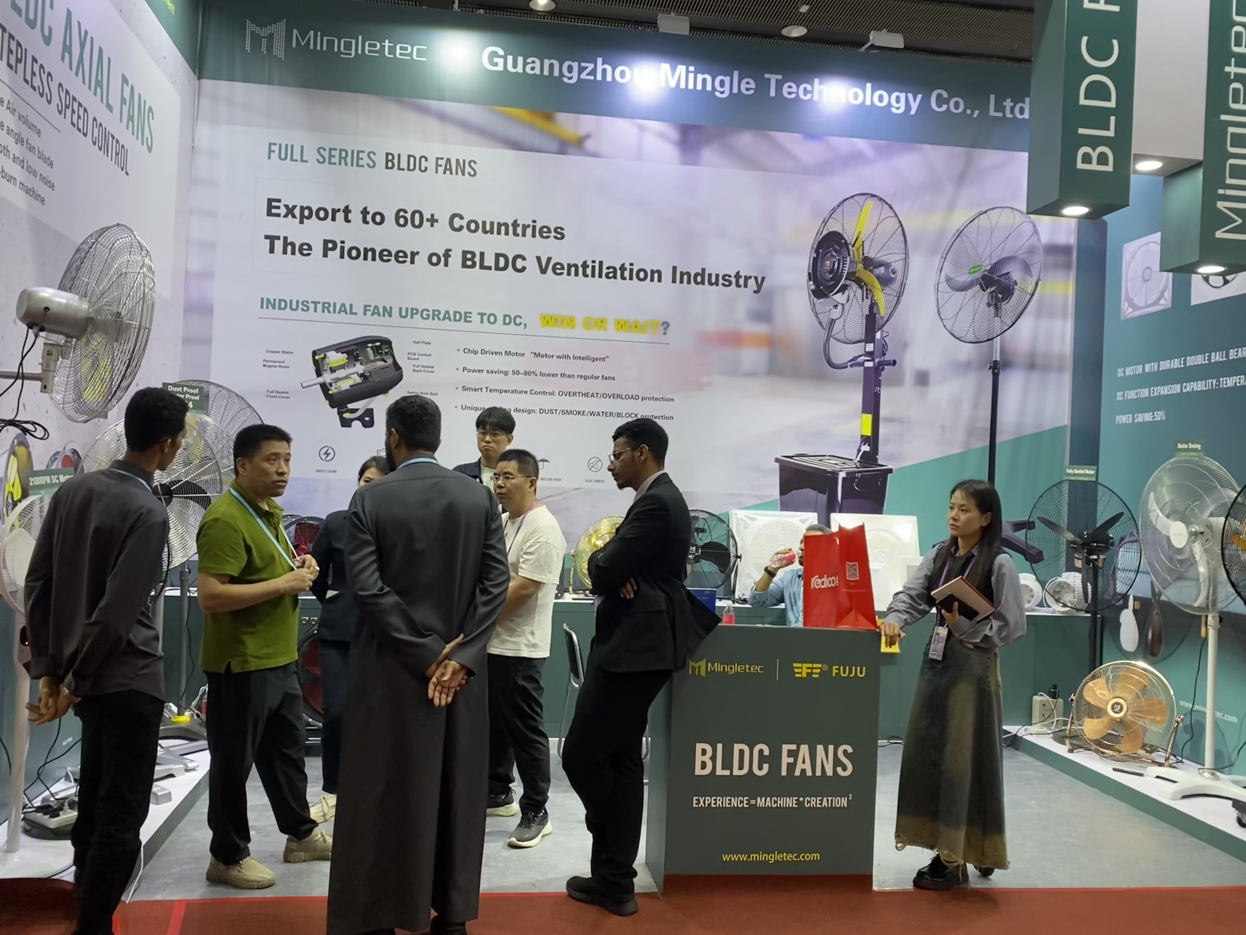 Our BLDC Fans Gain Popularity and Market Potential at the Canton Fair ...