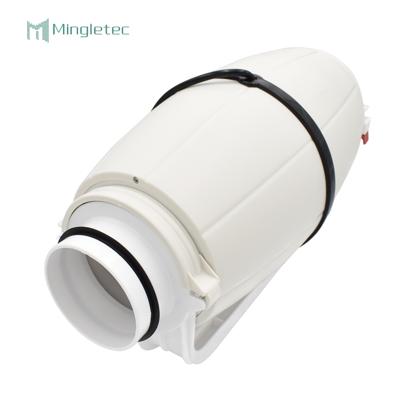 4 6 8 Inch Plastic High Volume Silent Inline Exhaust Fan for Kitchen ...